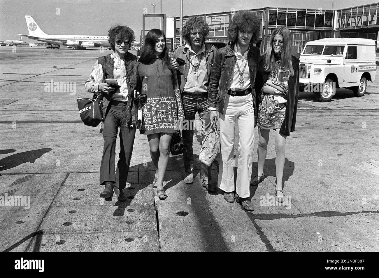 FILE - In this Aug. 20, 1967 file photo, members of the rock group ...