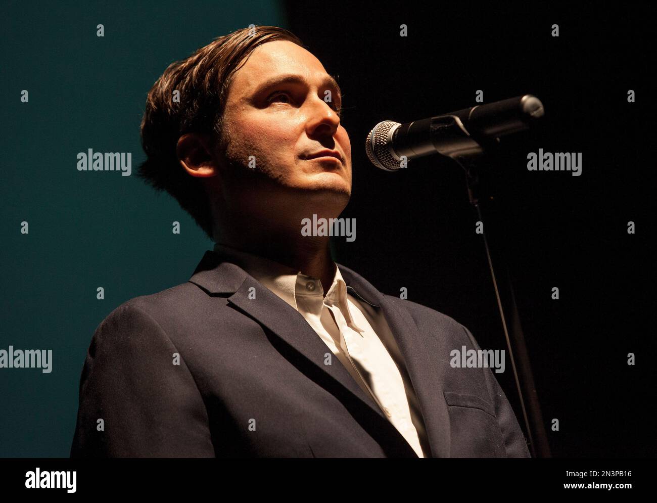 Chicago musician Tim Kinsella performs his new composition, “Hunky Dory ...