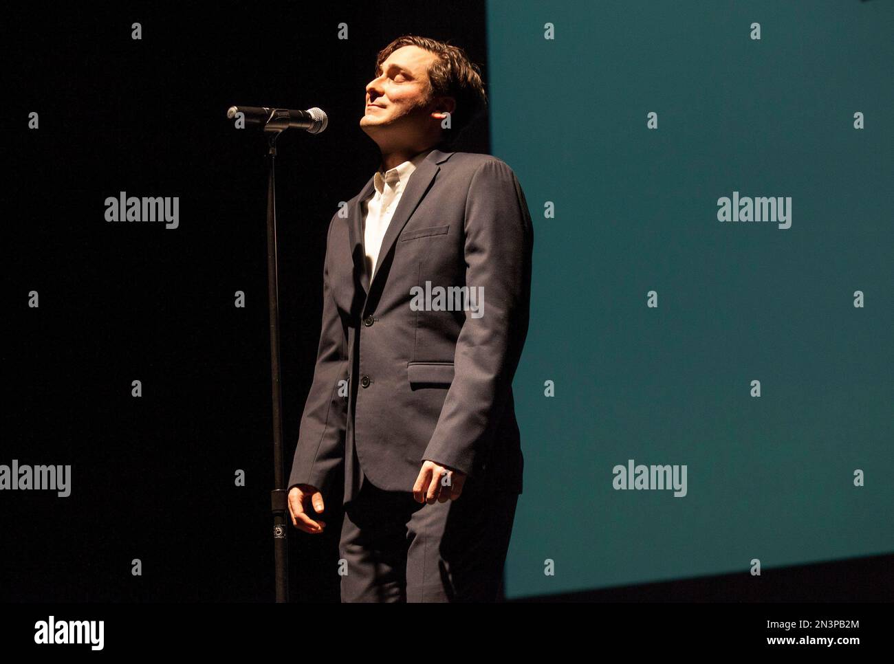 Chicago musician Tim Kinsella performs his new composition, “Hunky Dory ...