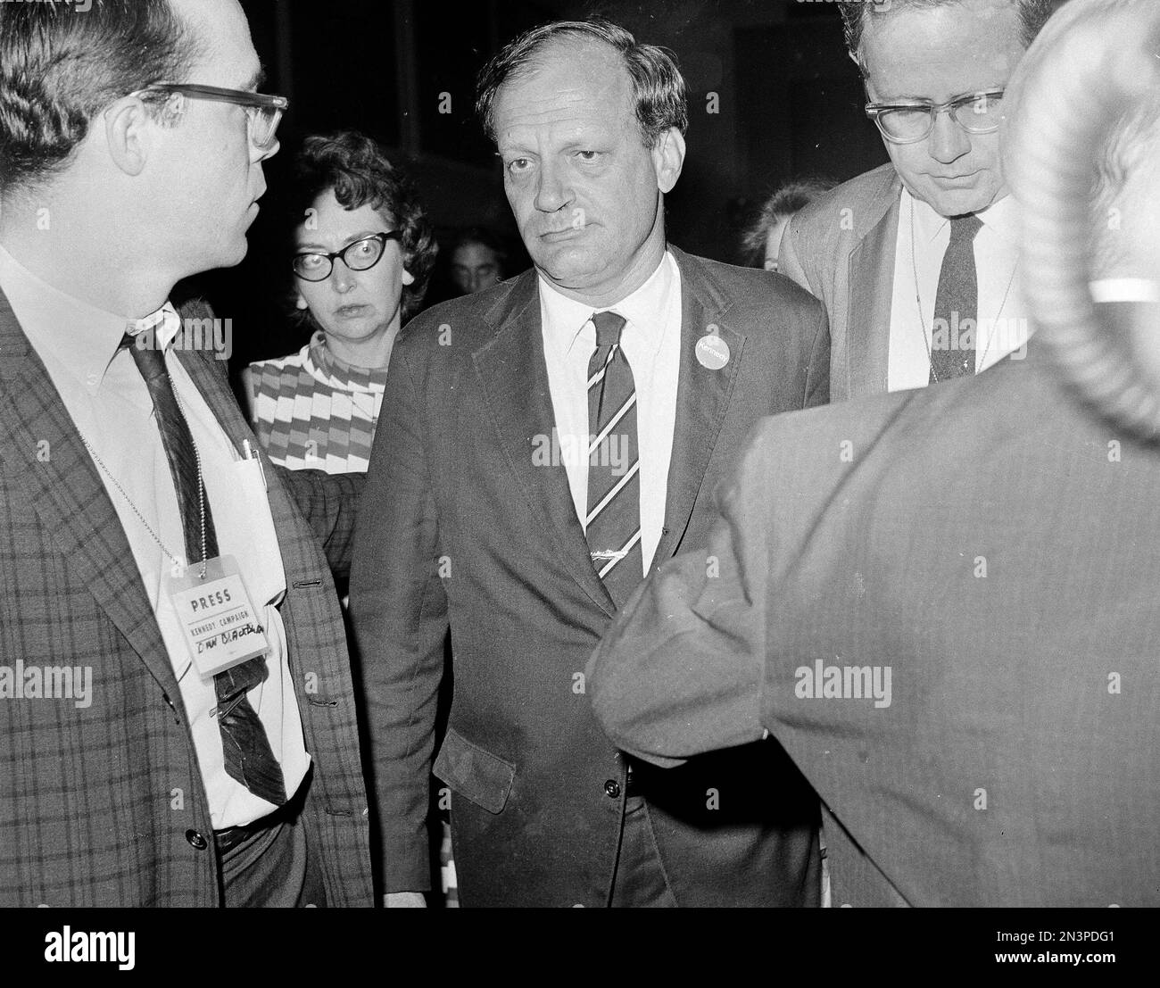 FILE - Frank Mankiewicz who is Sen. Robert F. Kennedy's press secretary ...