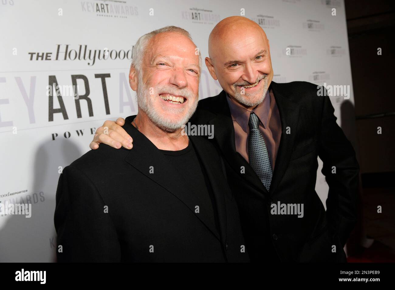 Drew Struzan, left and Frank Darabont attend The Hollywood Reporter Key ...