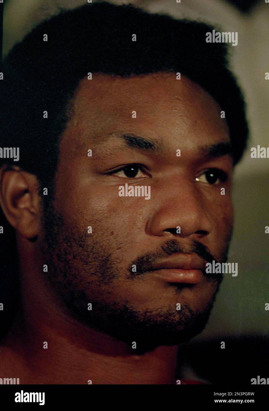 Heavyweight boxer George Foreman is pictured in Zaire prior to his ...