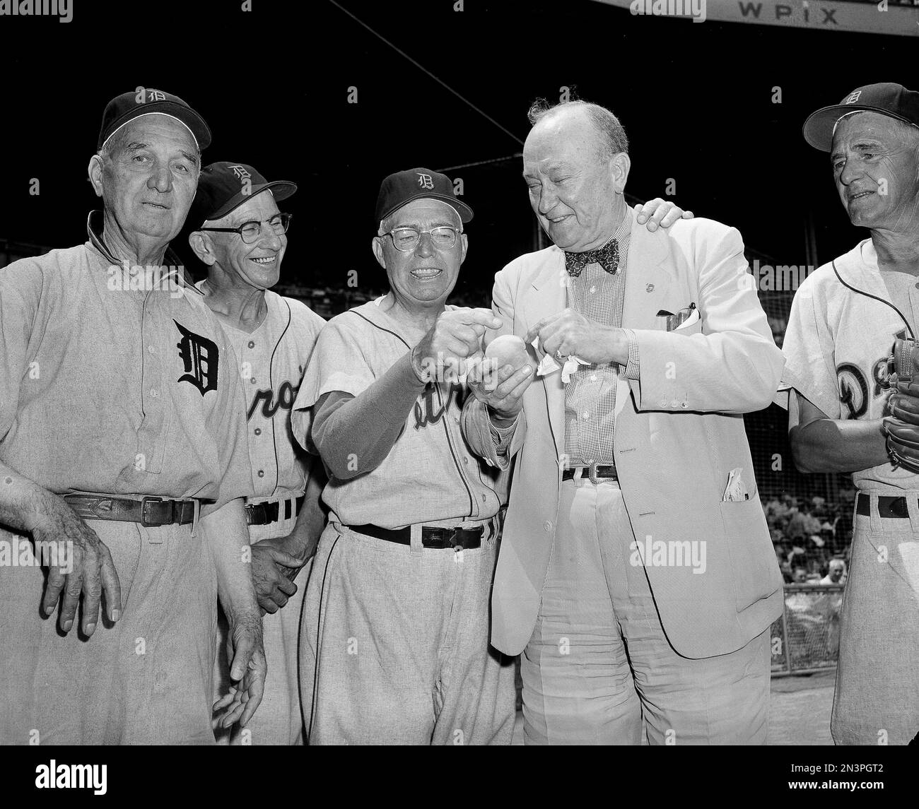 Ty Cobb, second from right, known as "The Georgia Peach" when he played ...