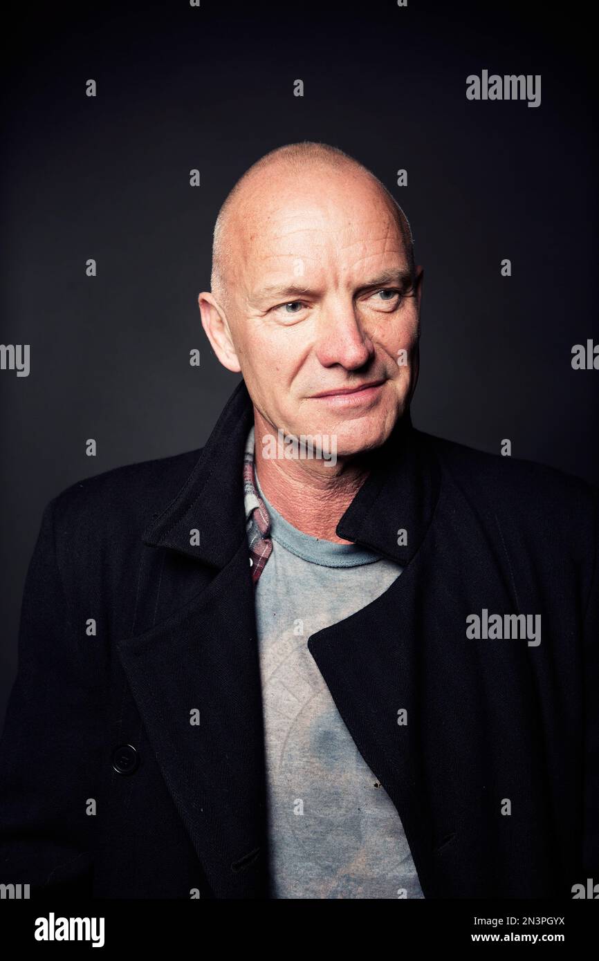 Grammy Award winning singer-songwriter Sting poses for a portrait at ...