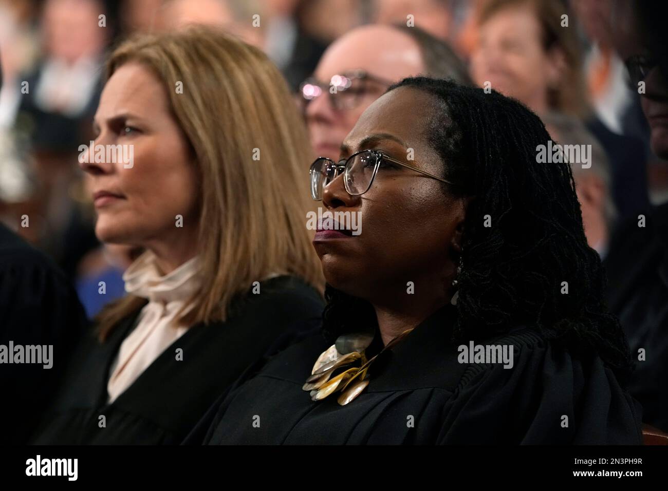 Washington, USA. 07th Feb, 2023. Justice Amy Coney Barrett and Justice ...