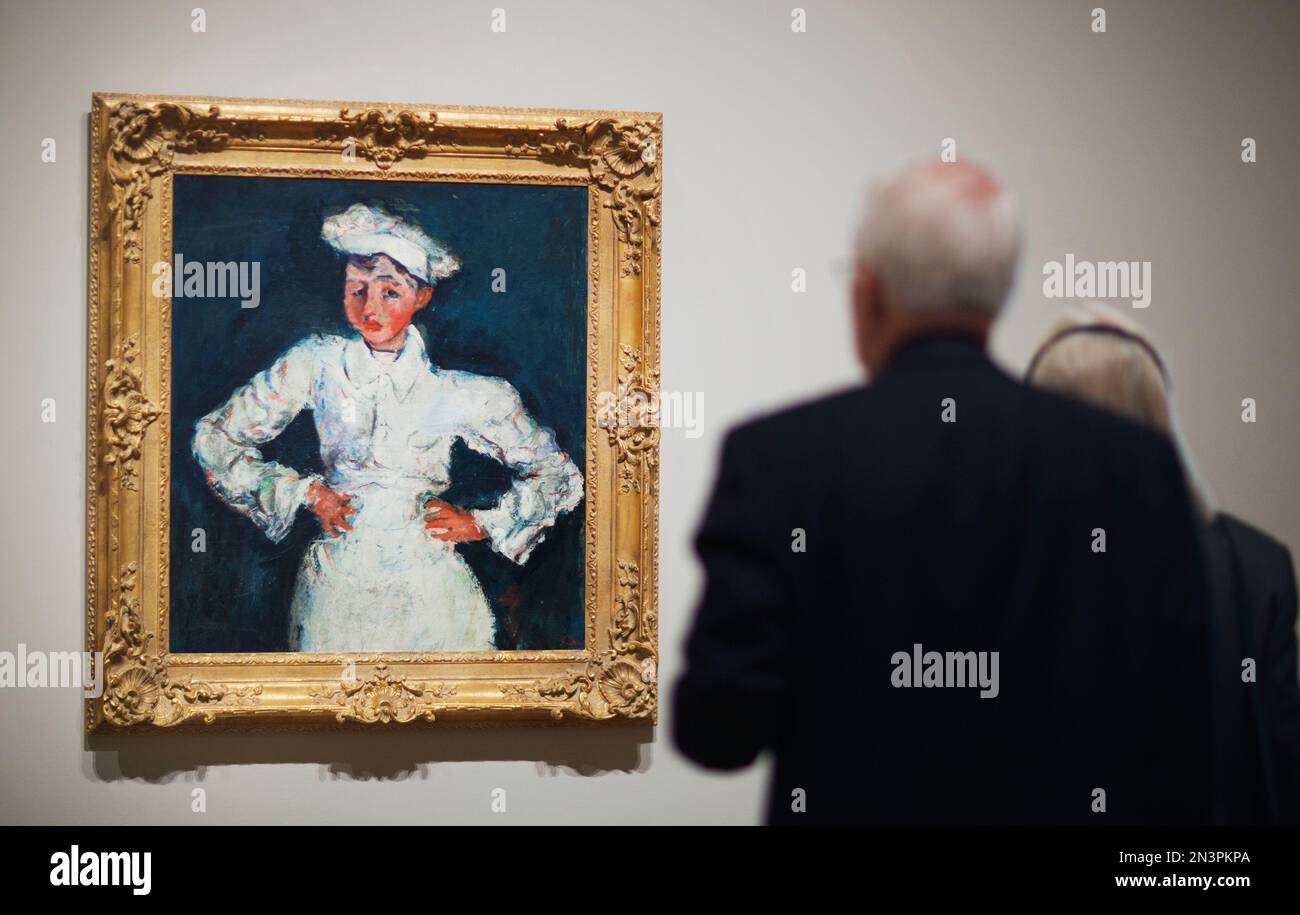 In this Oct. 22, 2014 photo, Chaim Soutine's painting "The Little ...