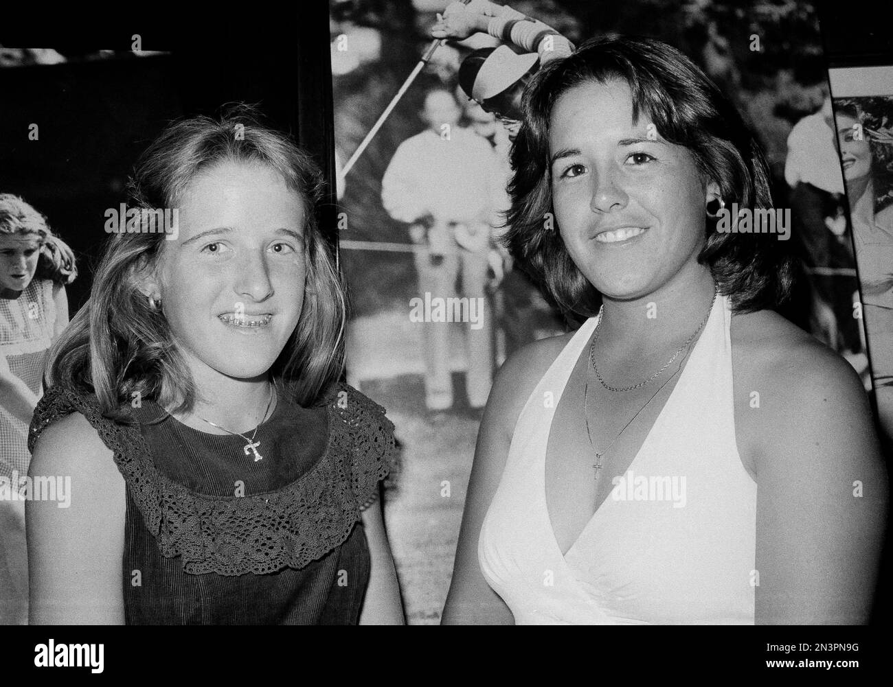 Tracy Austin, left, of Rolling Hills, Calif., and Nancy Lopez of ...