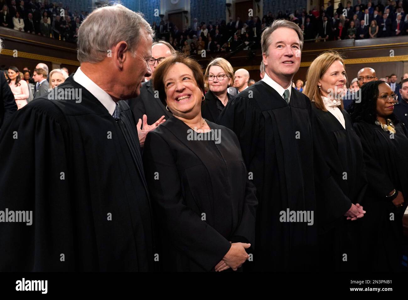 Chief Justice of the United States John Roberts, Justice Elena Kagan ...