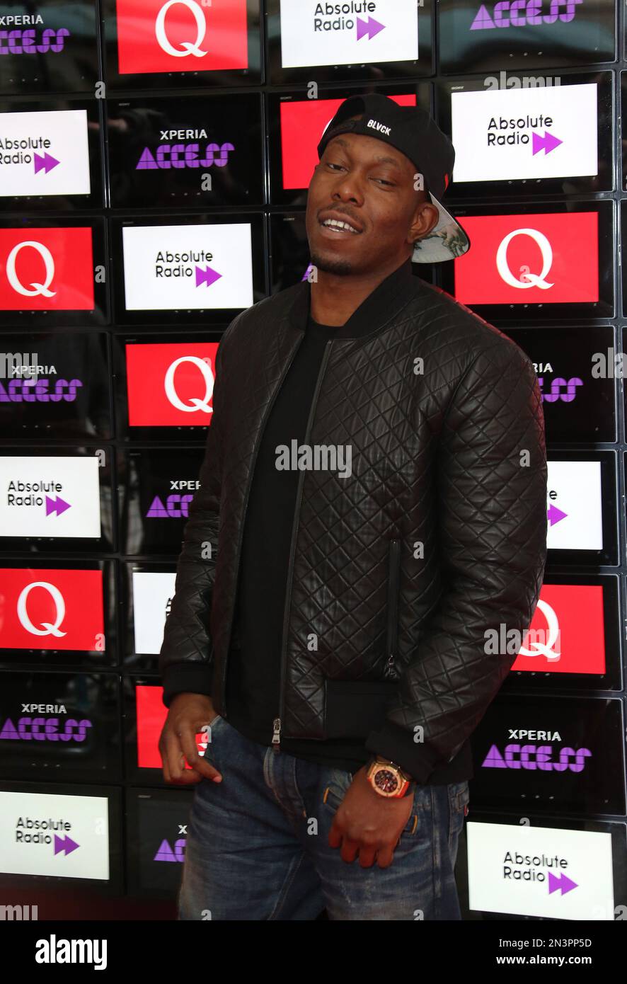Musician Dizzee Rascal arrives on the red carpet for the Q Awards at ...