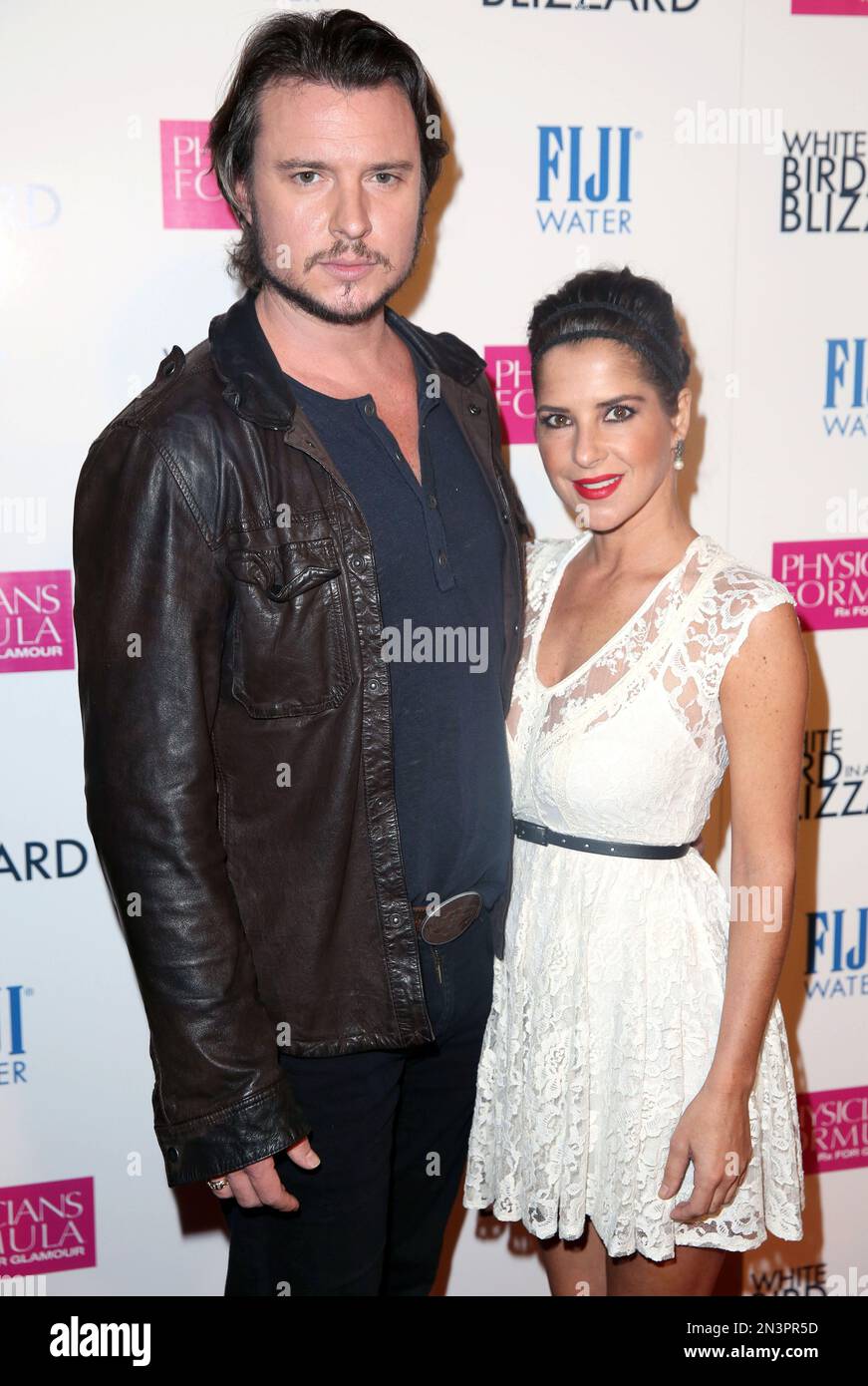 Kelly Monaco, right, and Heath Freeman arrive at the premiere of "White ...
