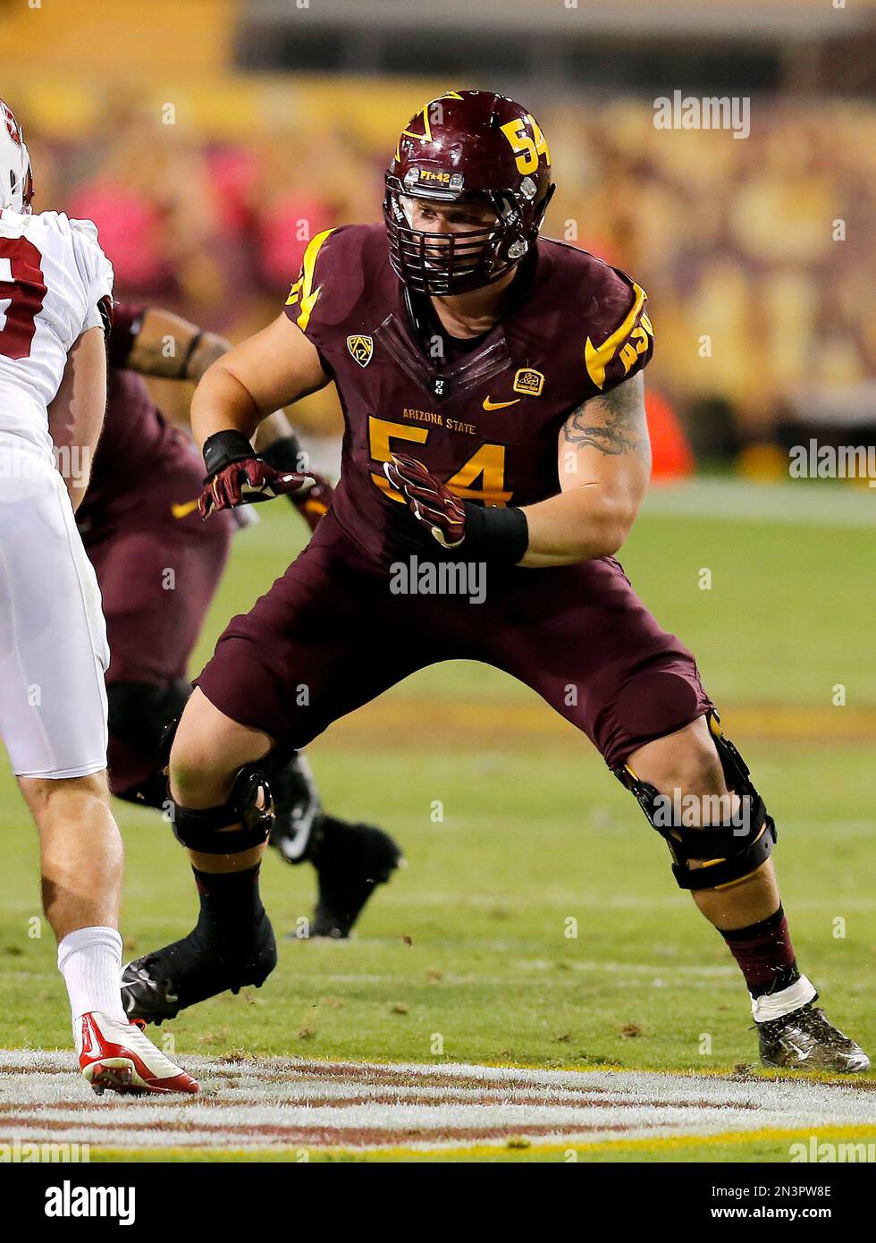 Arizona State defensive lineman Connor Humphreys (54) during the second ...