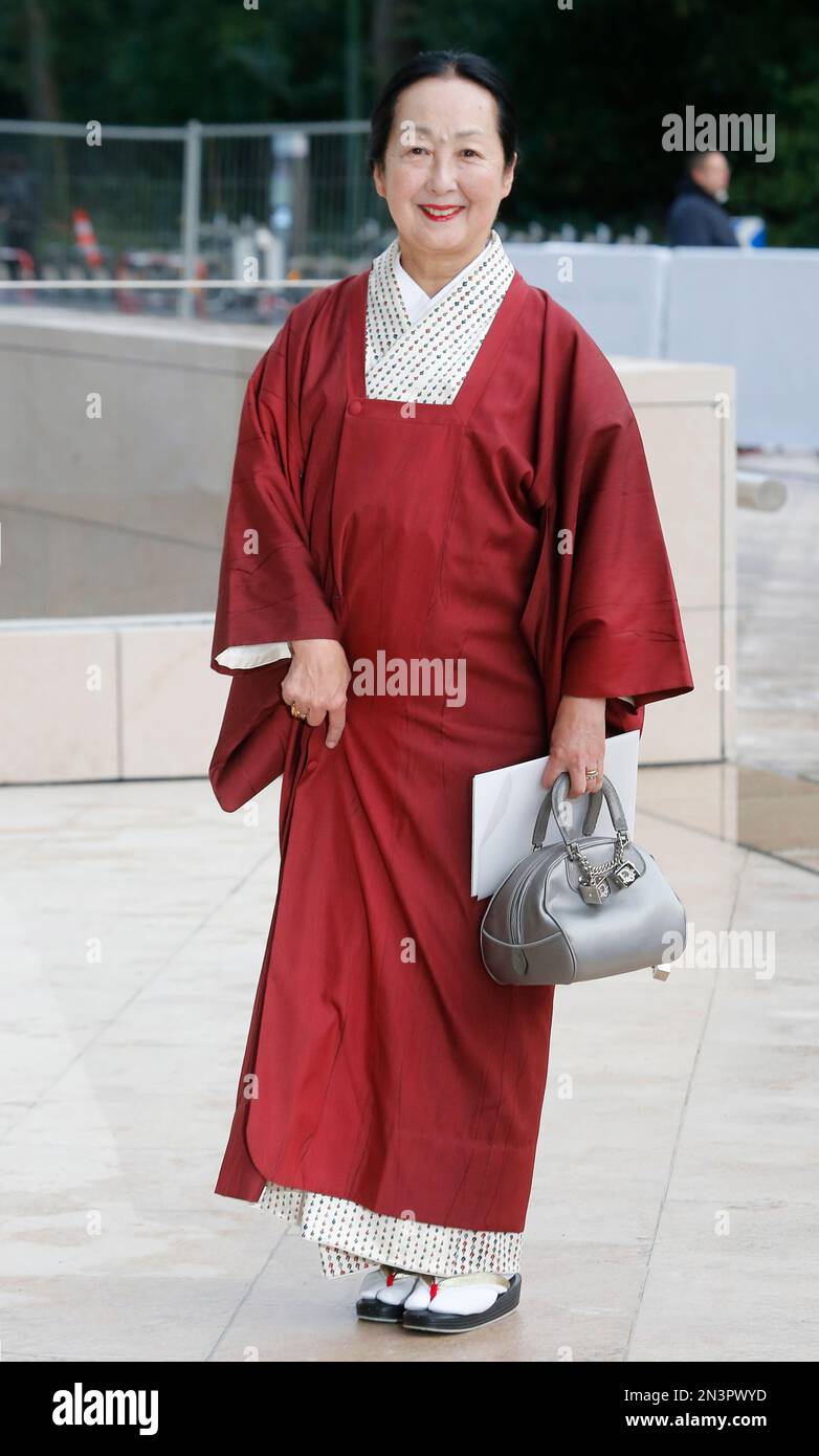 Japan's Countess Setsuko Klossowska de Rola arrives at the inauguration ...
