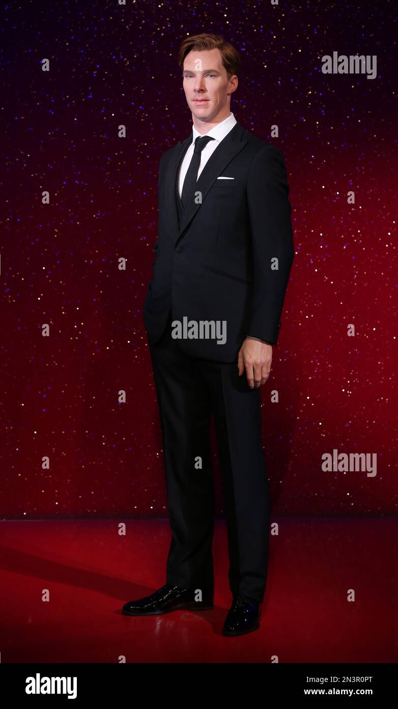 The new wax figure of Benedict Cumberbatch is unveiled at Madame ...