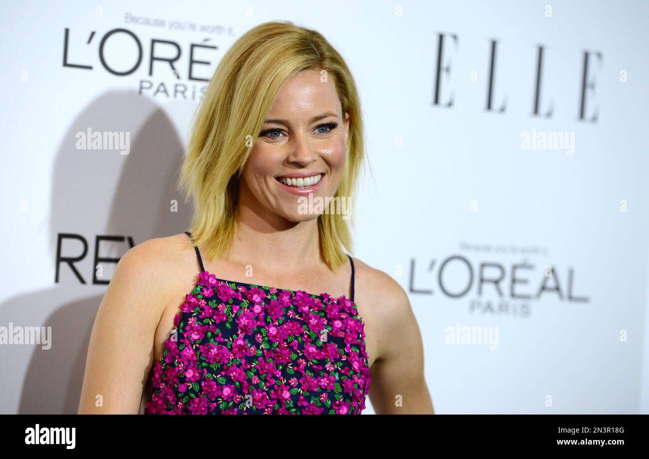 Elizabeth Banks arrives at ELLE's 21st annual Women In Hollywood Awards ...