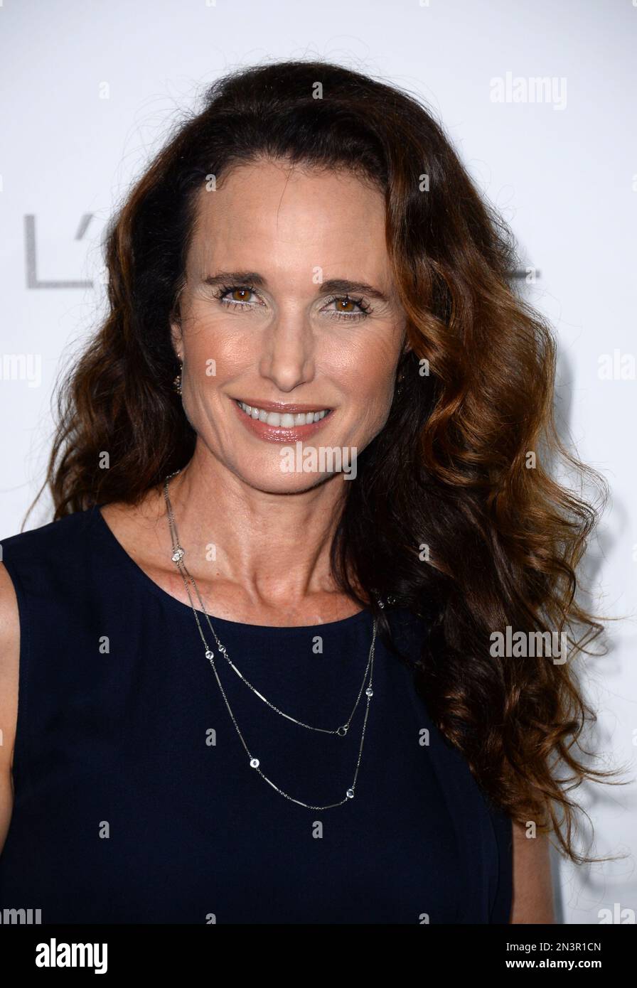 Andie MacDowell arrives at ELLE's 21st annual Women In Hollywood Awards ...