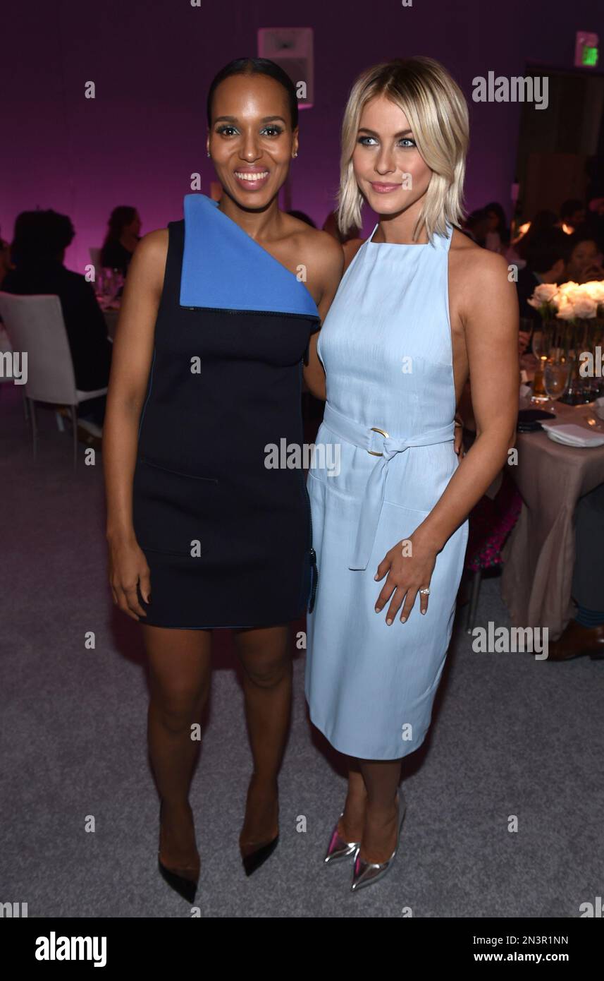 Kerry Washington, left, and Julianne Hough attend ELLE's 21st annual ...