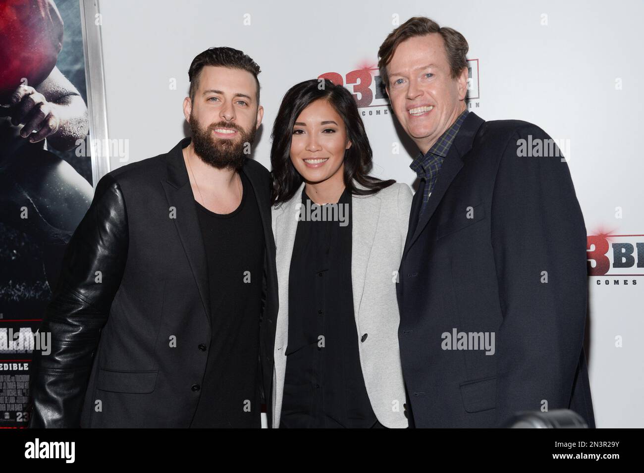 Producer Brent Ryan Green, left, his wife Trang Green and director ...