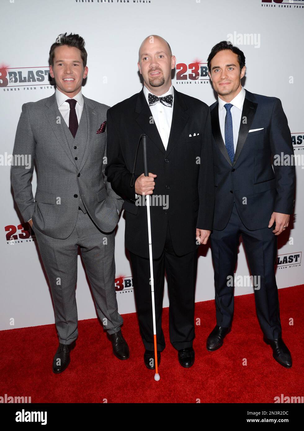 Actor Mark Hapka, left, the real life inspiration for the film, Travis ...