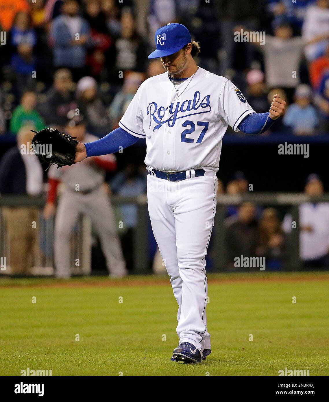 FILE - In this Sept. 13, 2014, file photo, Kansas City Royals relief ...