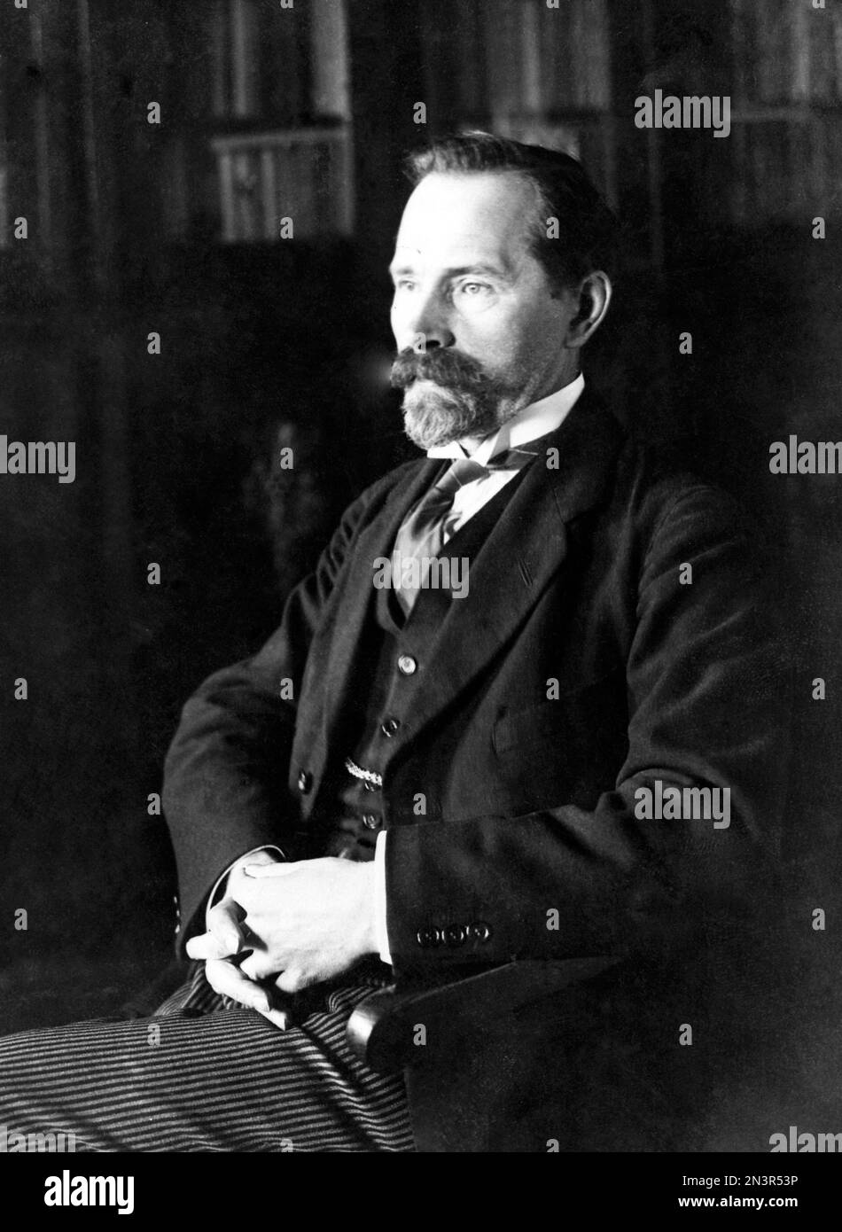 Antanas Smetona, former President of Lithuania, 1935. (AP Photo Stock ...