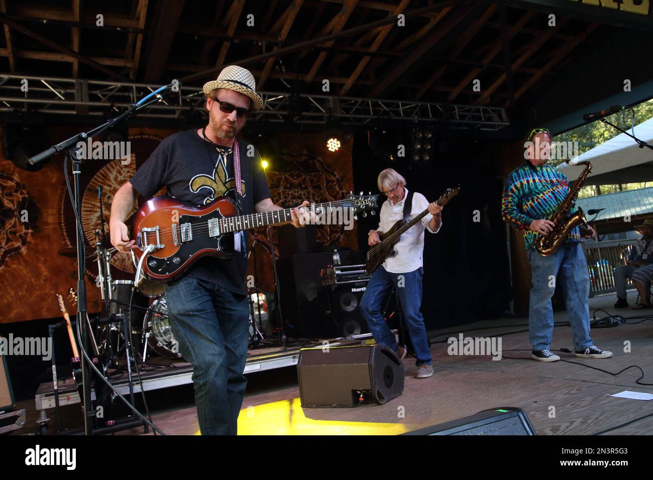 Jake Eckert, Reggie Scanlan, Jeff Watkins (L-R) and The New Orleans ...