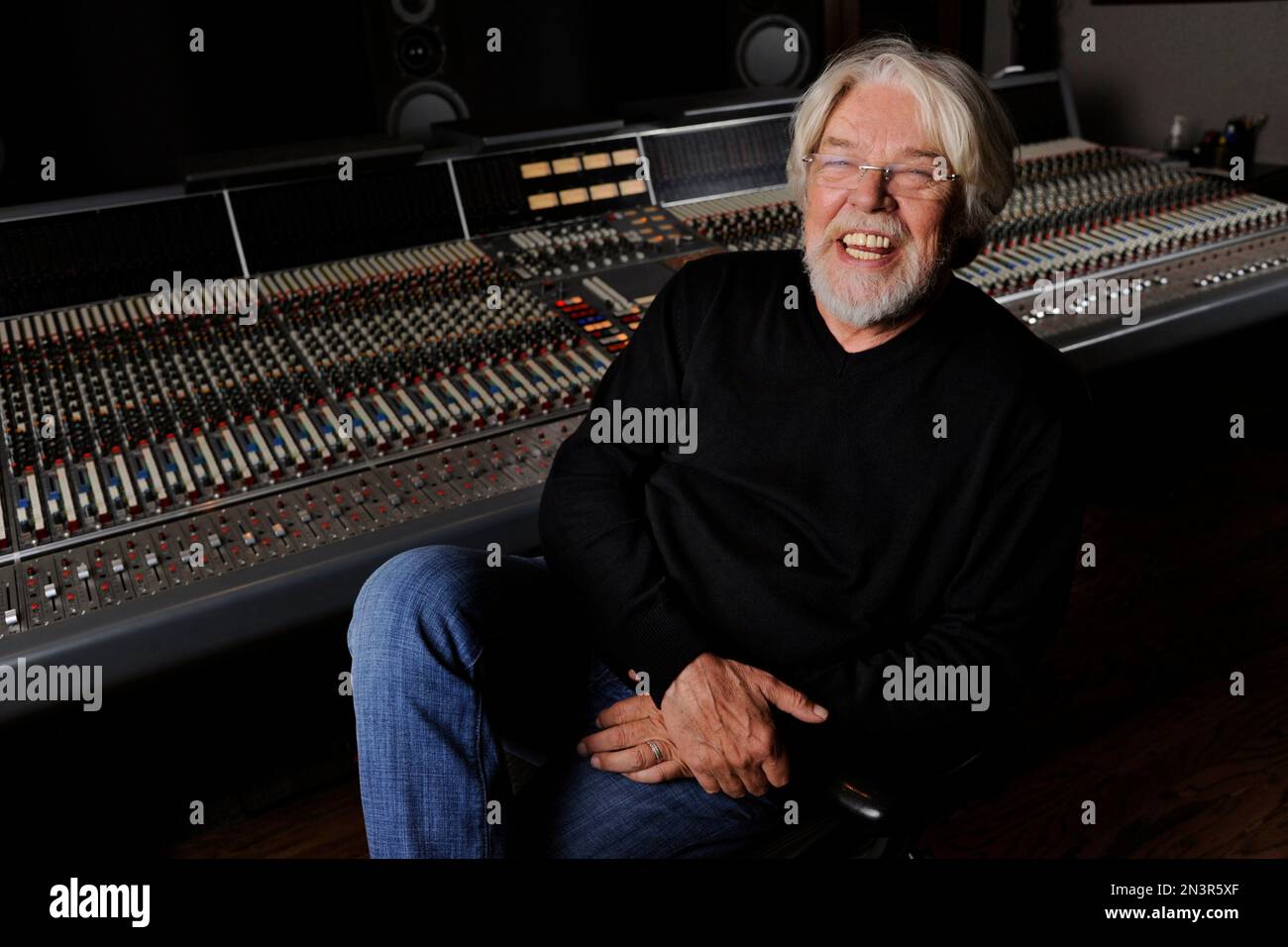 Singer Bob Seger poses for a portrait in a Capitol Records studio on ...