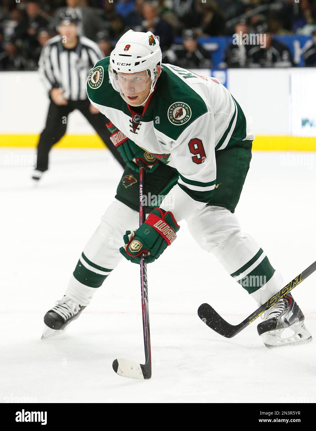 Minnesota Wild center Mikko Koivu in an NHL hockey game against the Los ...