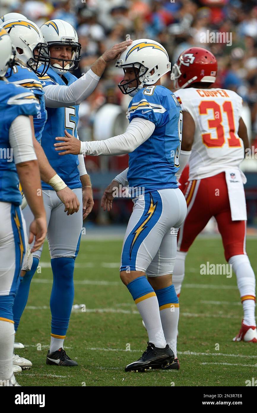 San Diego Chargers kicker Nick Novak makes his 30th consecutive field ...