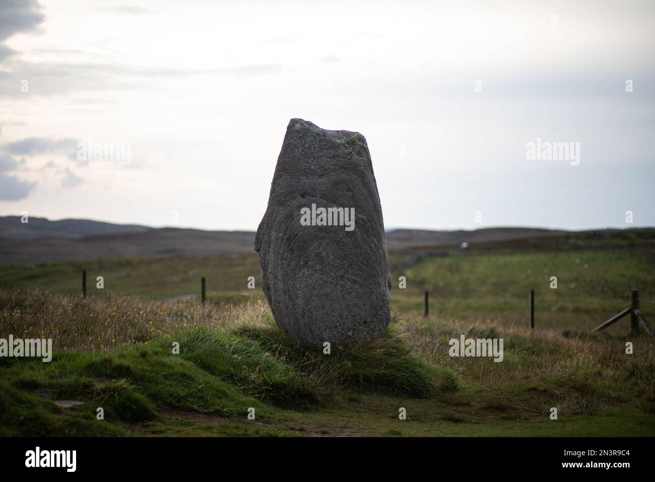 Callanish Stones Isle of Lewis Scotland ( Standing Stone Circle Stock ...
