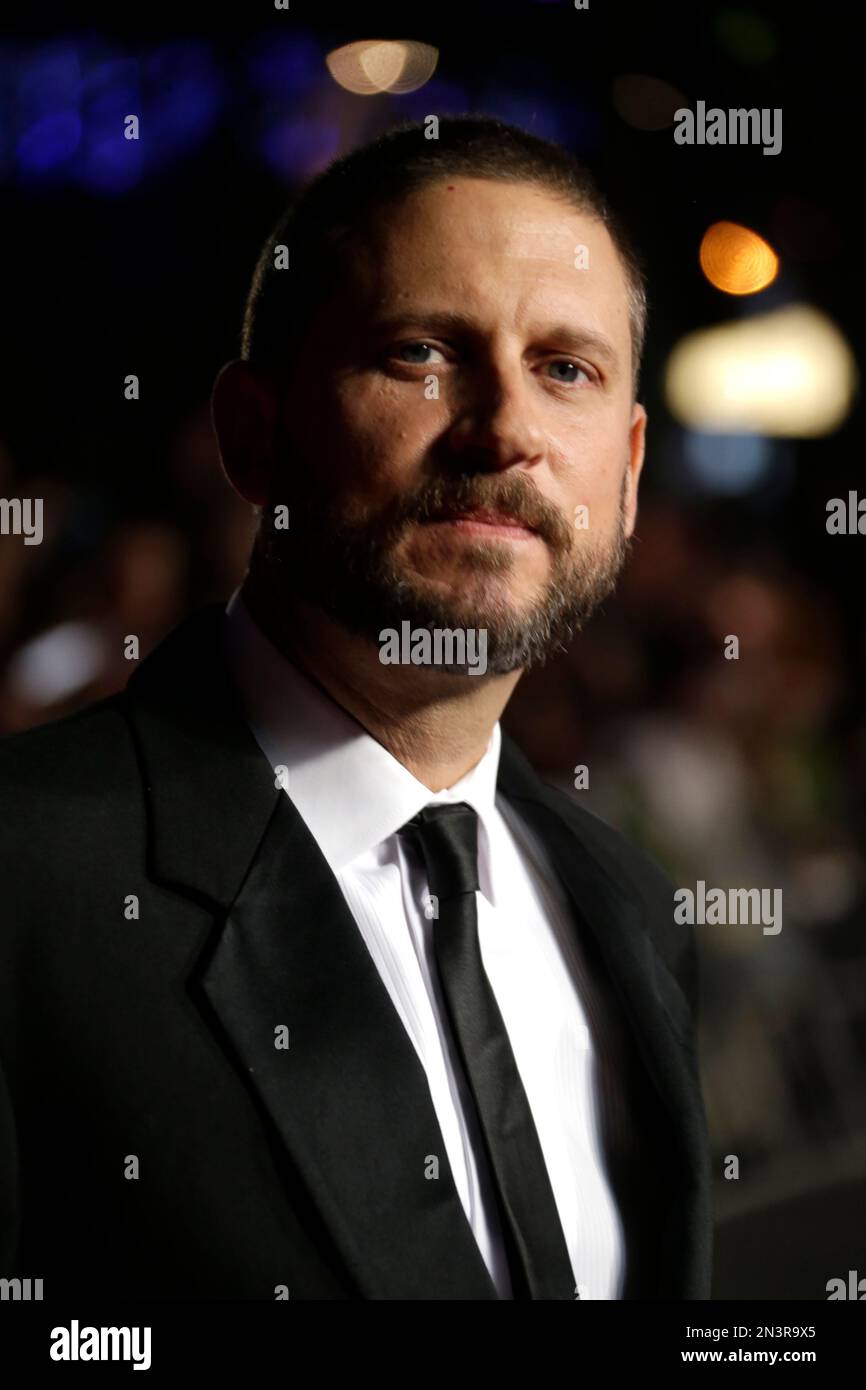 Director David Ayer poses for photographers upon arrival at the ...