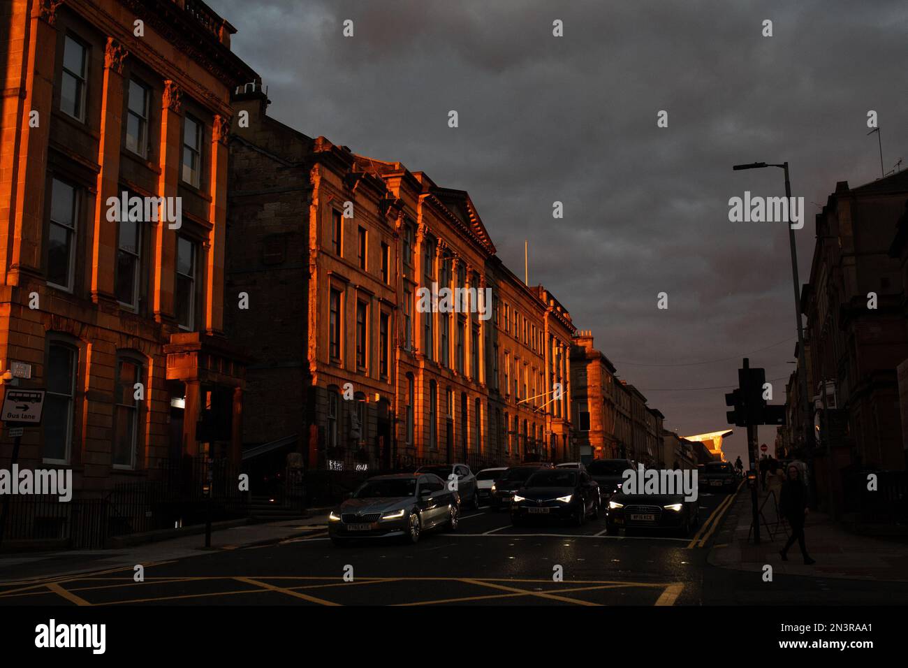 Glasgow sunset hi-res stock photography and images - Alamy