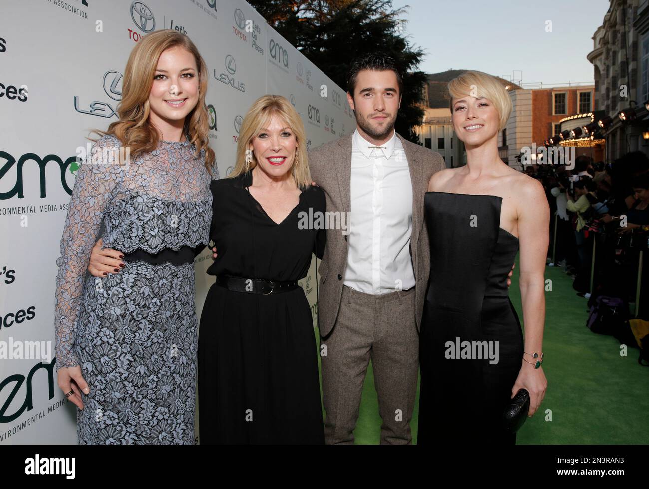 Emily VanCamp, EMA President Debbie Levin, Joshua Bowman and Karine ...