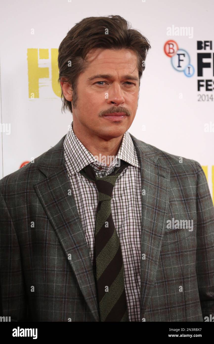 Actor Brad Pitt poses for photographers at the photo call for the film ...