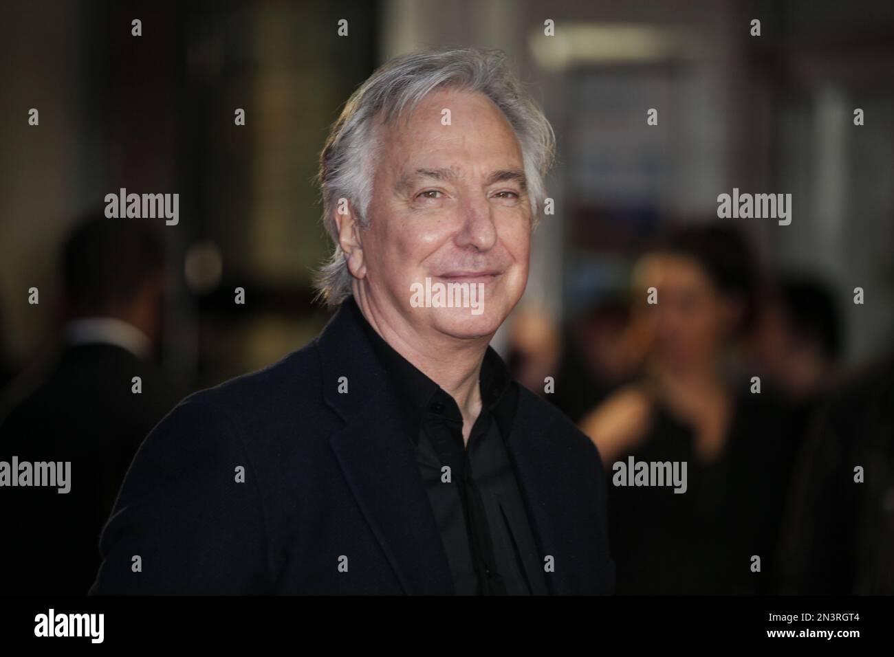 Actor Alan Rickman poses for photographers upon arrival at the premiere ...
