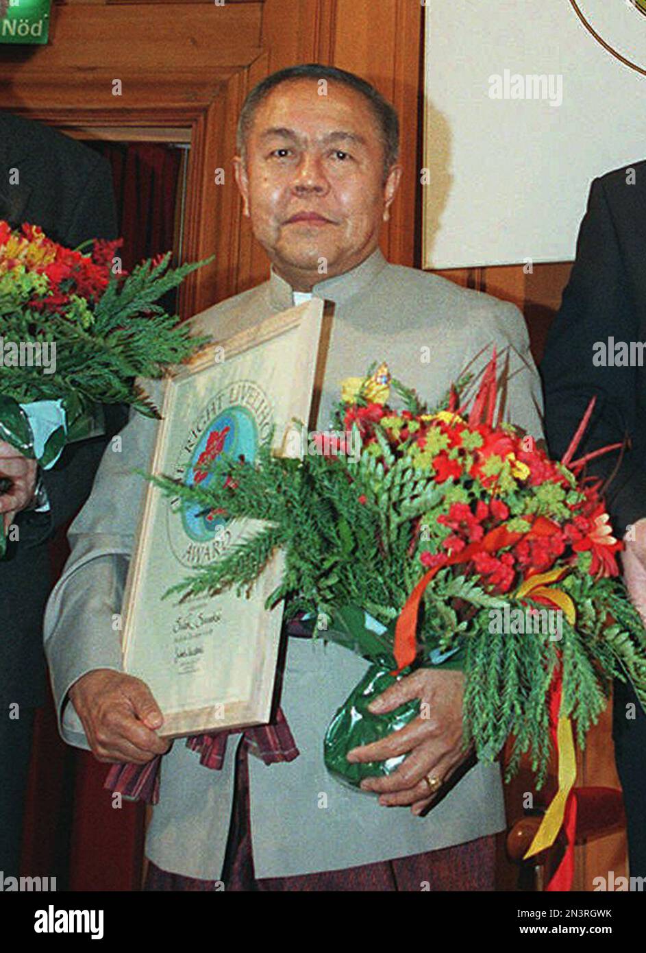 FILE - In this Dec. 8, 1995 file photo, Sulak Sivaraksa from Thailand ...