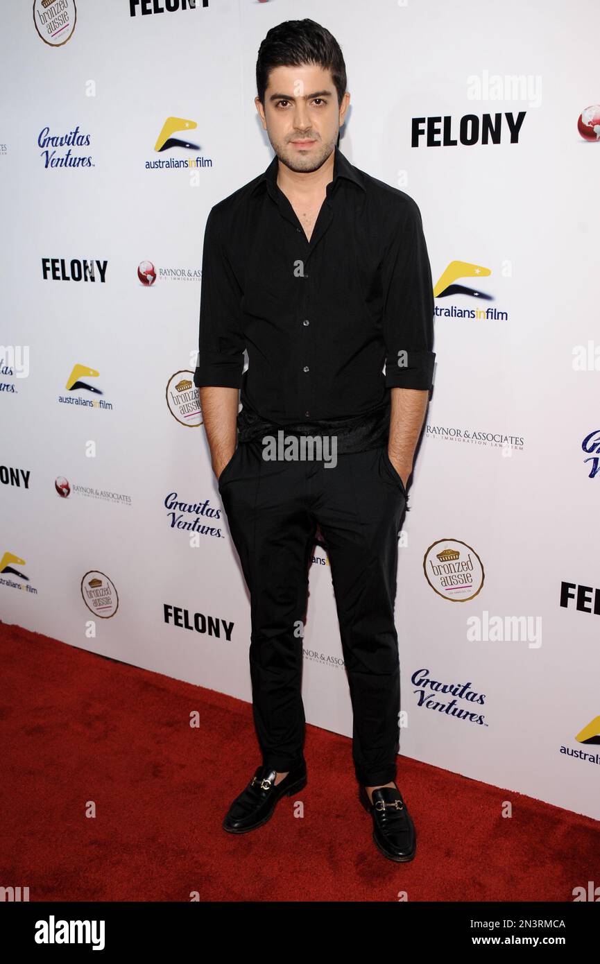 Beejan Land arrives at the LA Premiere Of "Felony" on Thursday, Oct. 16 ...