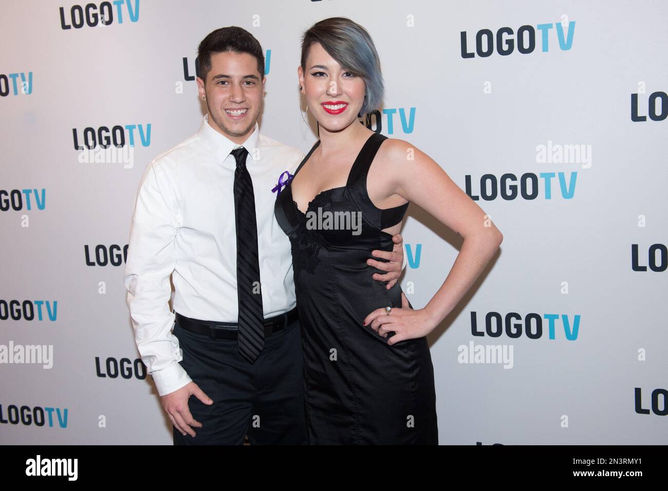 Shane Henise (L) and Jess Liberatore attend the premiere screening of ...