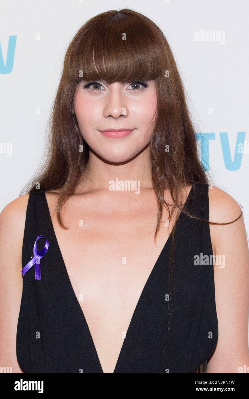 Avery Grey attends the premiere screening of the MTV and Logo TV ...