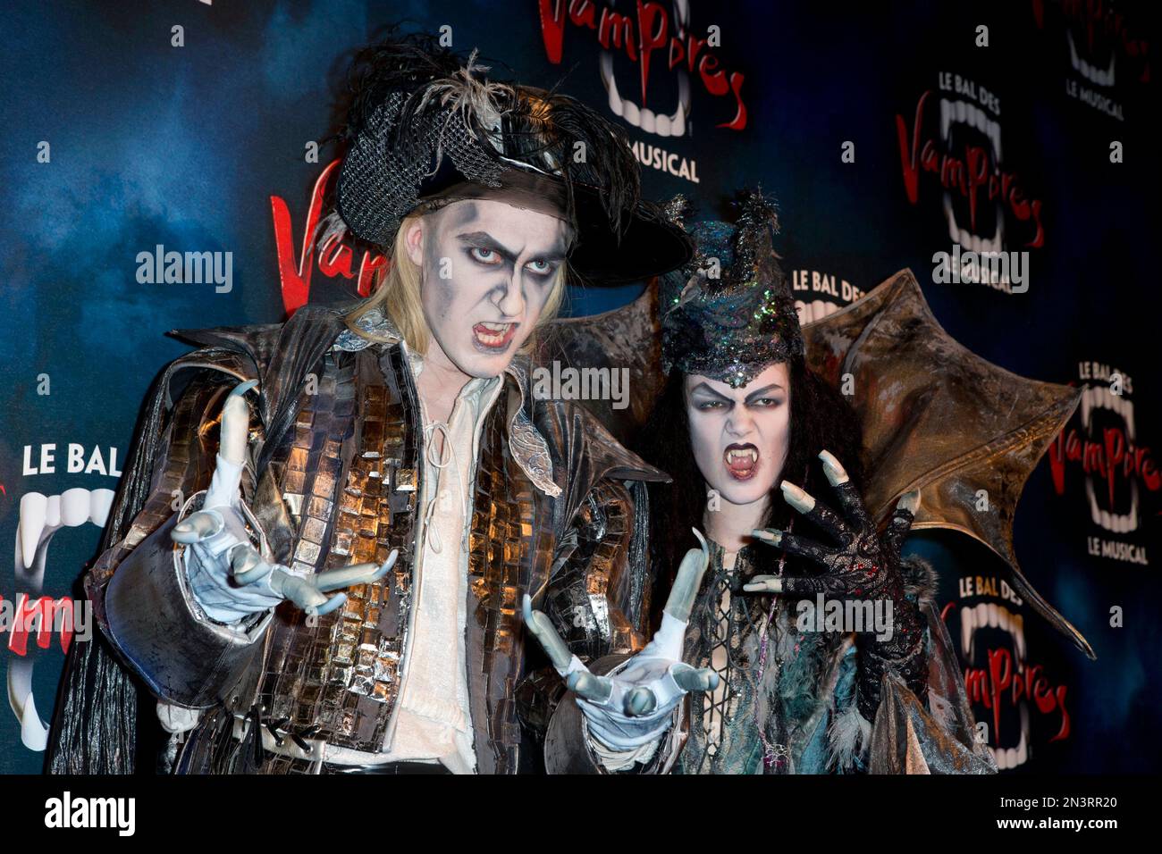 Actors dressed as vampires are seen at the premiere of "The Fearless ...