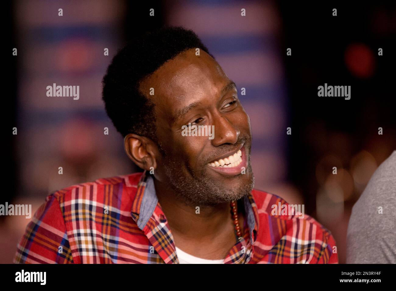 Shawn Stockman of the musical group Boyz II Men, speaks during an ...