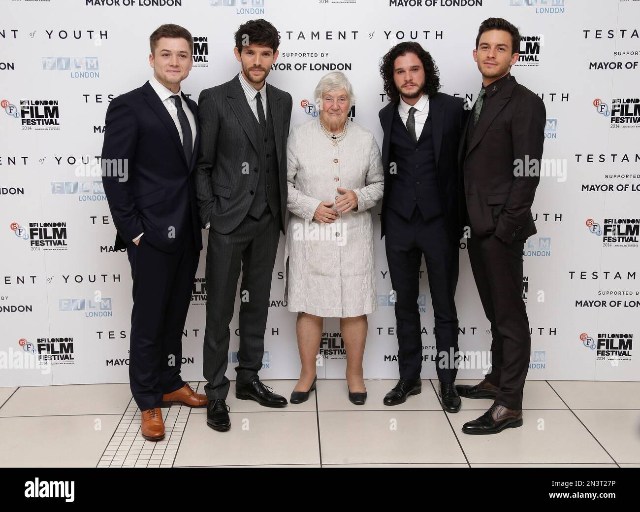 Actors Taron Egerton, Colin Morgan, former MP Dame Shirley Williams ...
