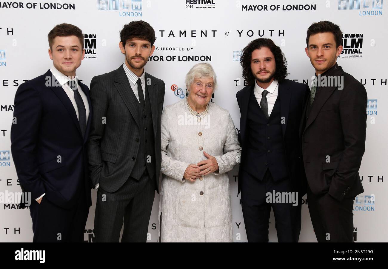 Actors Taron Egerton, Colin Morgan, former MP Dame Shirley Williams ...