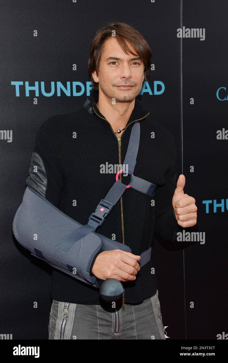 Marcus Schenkenberg attends a special screening of "John Wick" at the ...