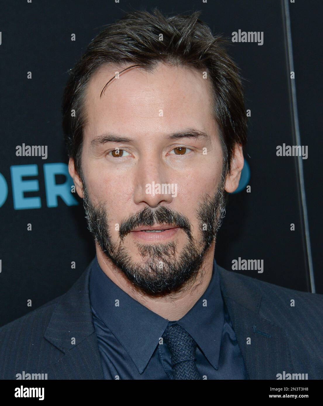 Actor Keanu Reeves attends a special screening of "John Wick" at the ...