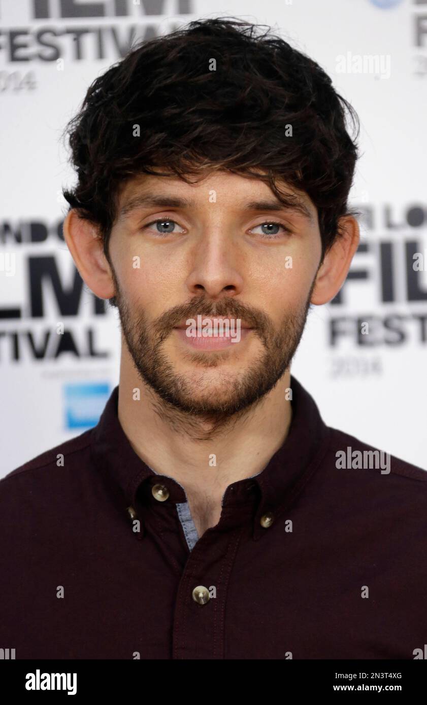 Actor Colin Morgan poses for photographers at the photo call for the ...