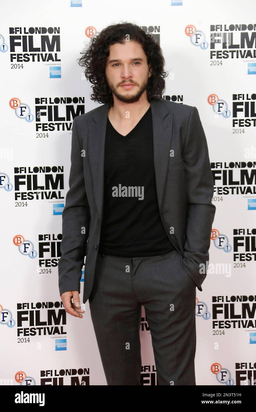 Actor Kit Harrington poses for photographers at the photo call for the ...