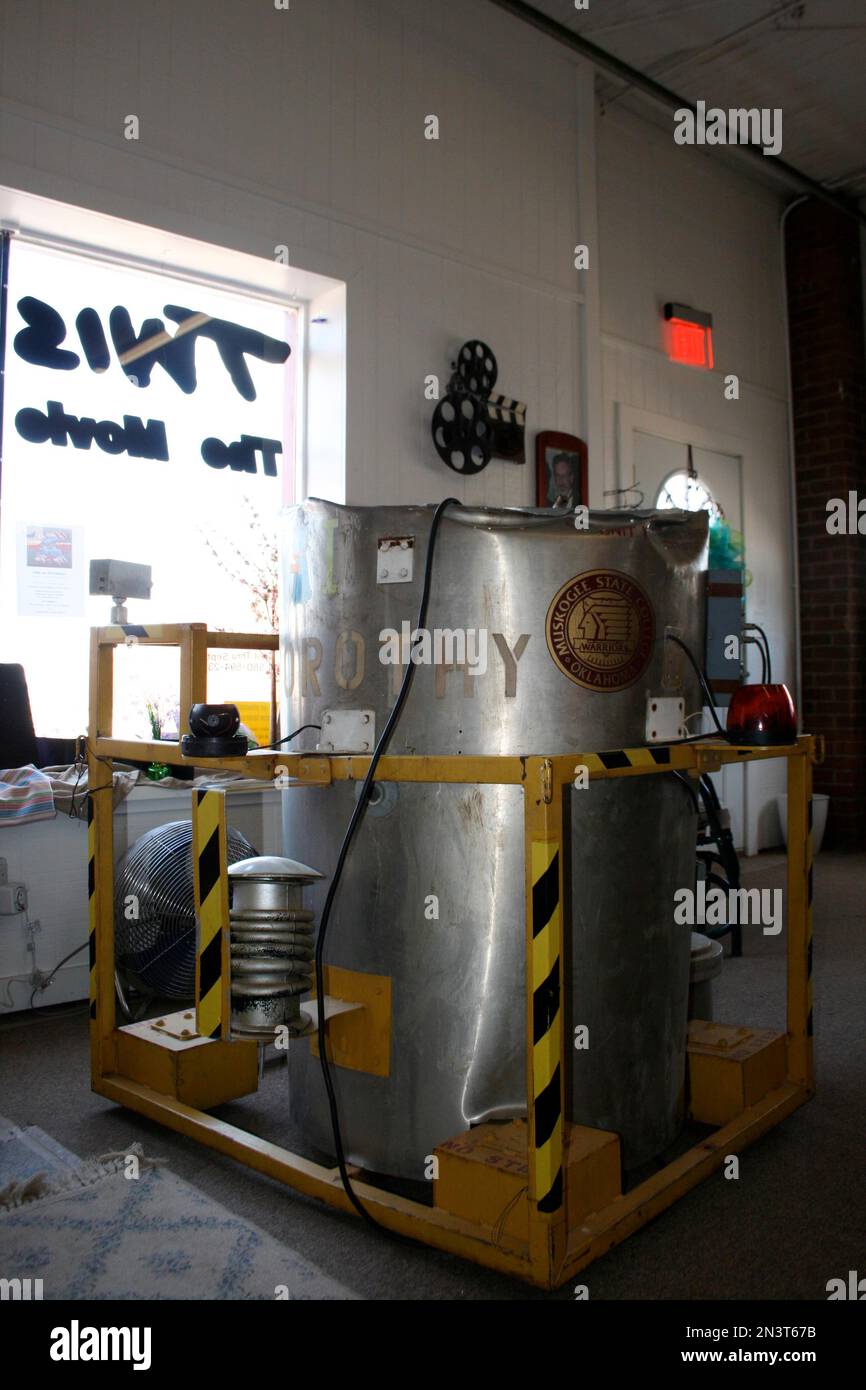 This April 2014 photo shows the original Dorothy 1 movie prop from the ...