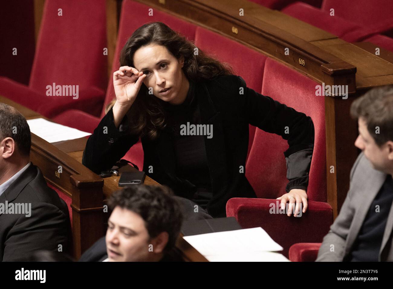 Deputy, Clemence Guette attends a session of Questions to the ...