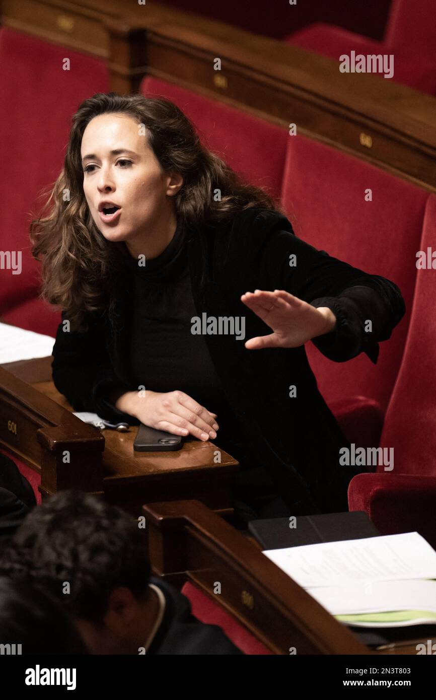 Deputy, Clemence Guette attends a session of Questions to the ...