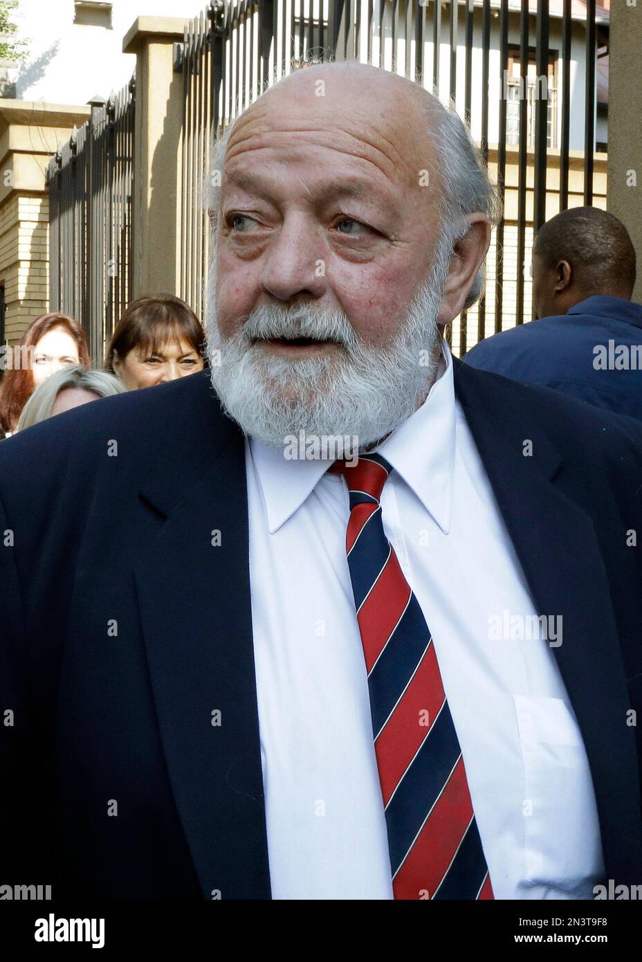 Barry Steenkamp, father of Reeva Steenkamp, arrives for the Oscar ...